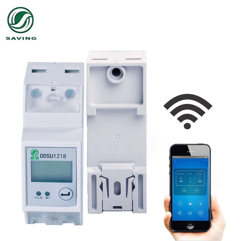 Smart WiFi 1 Phase Meter Din Rail Energy Monitor Single Phase ...