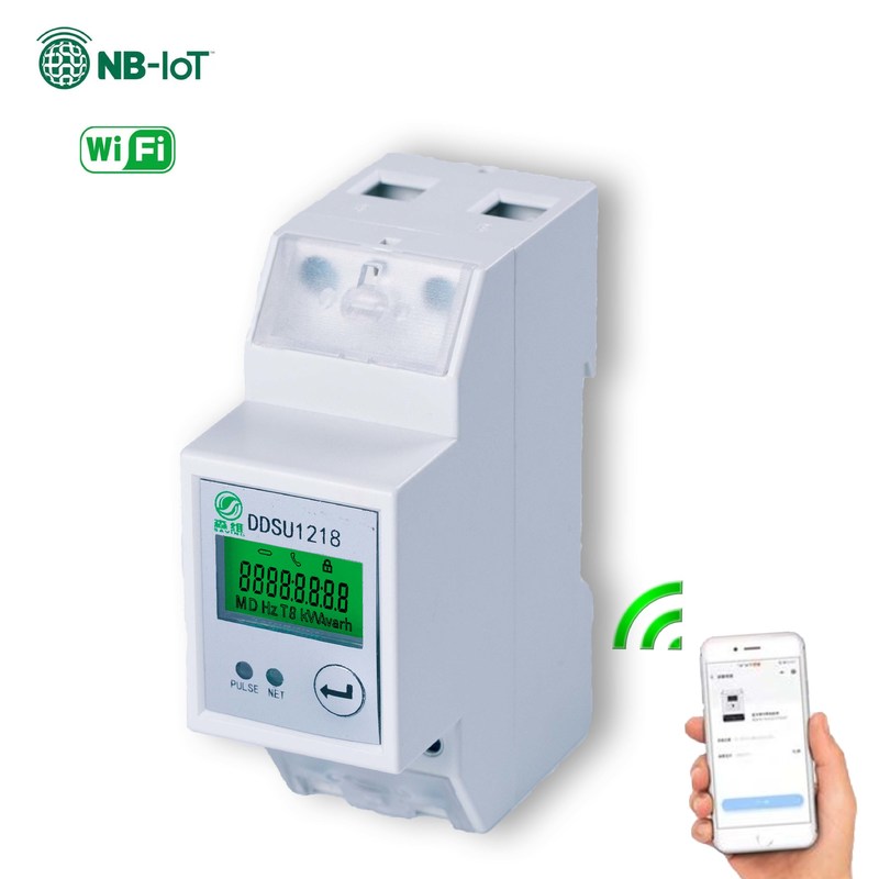 2P Din Rail Single Phase Smart Meter Prepaid Card Electric Meter 80 ...