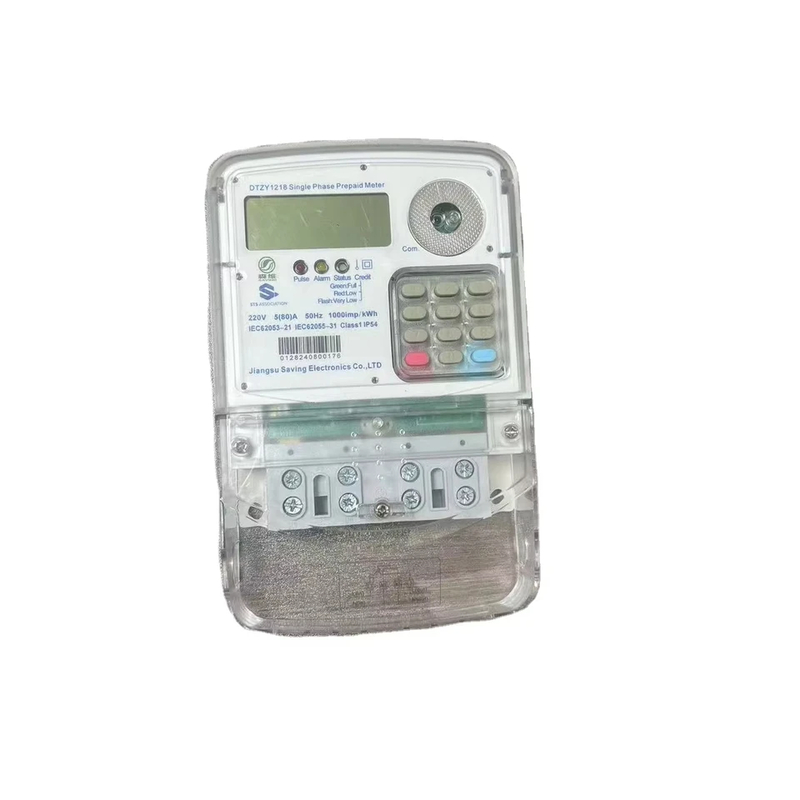 220V Single Phase Meter with Power Consumption Voltage Line 1W