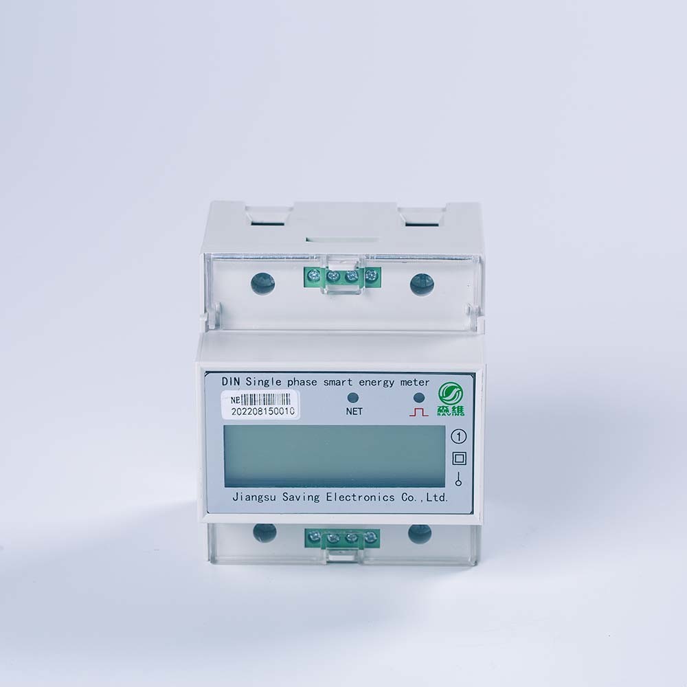 White Single Phase Smart Prepayment Meter Din Rail Meter With RS485 NB ...