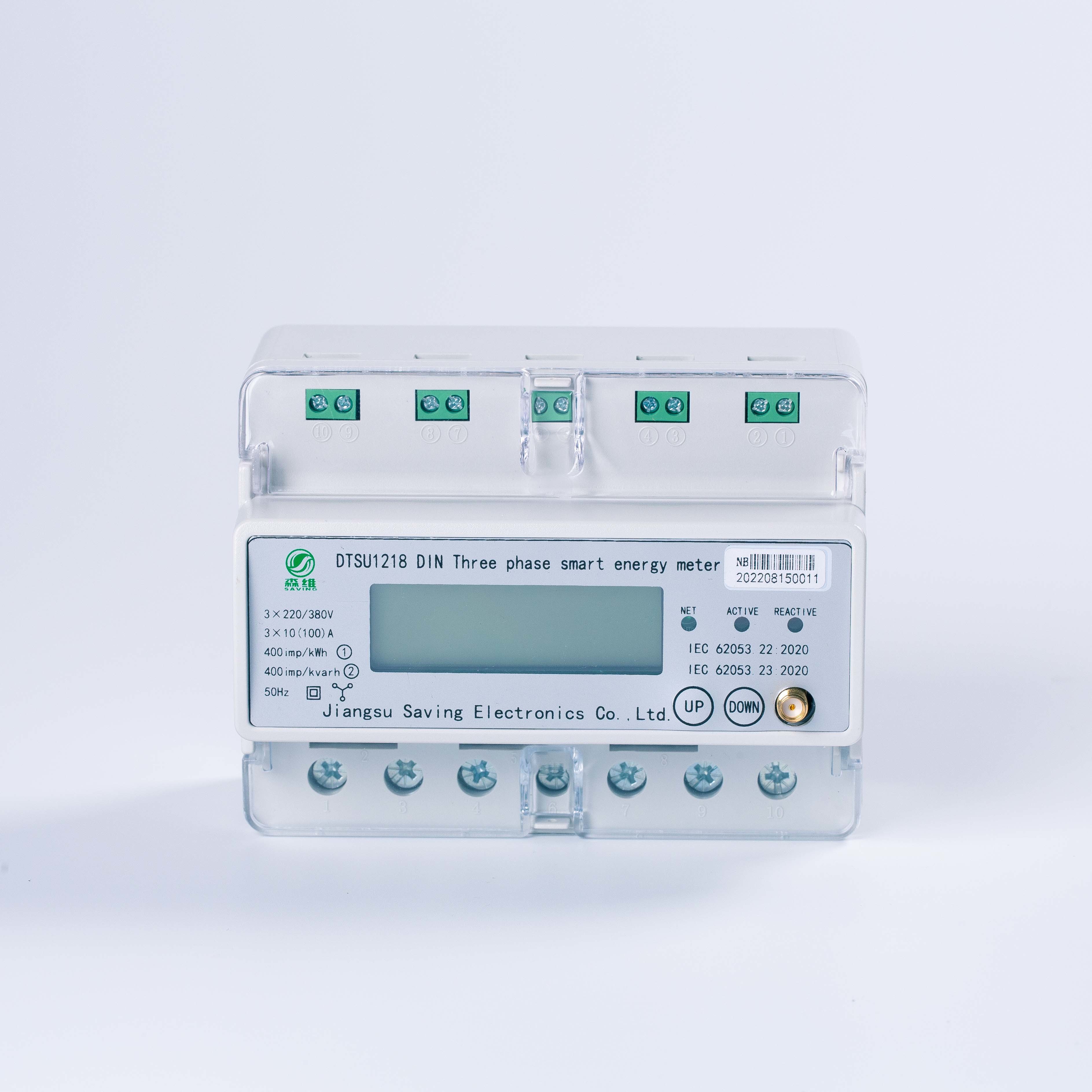 45Hz 3 Phase Electricity Monitor Wireless Electric Meter Reader With ...