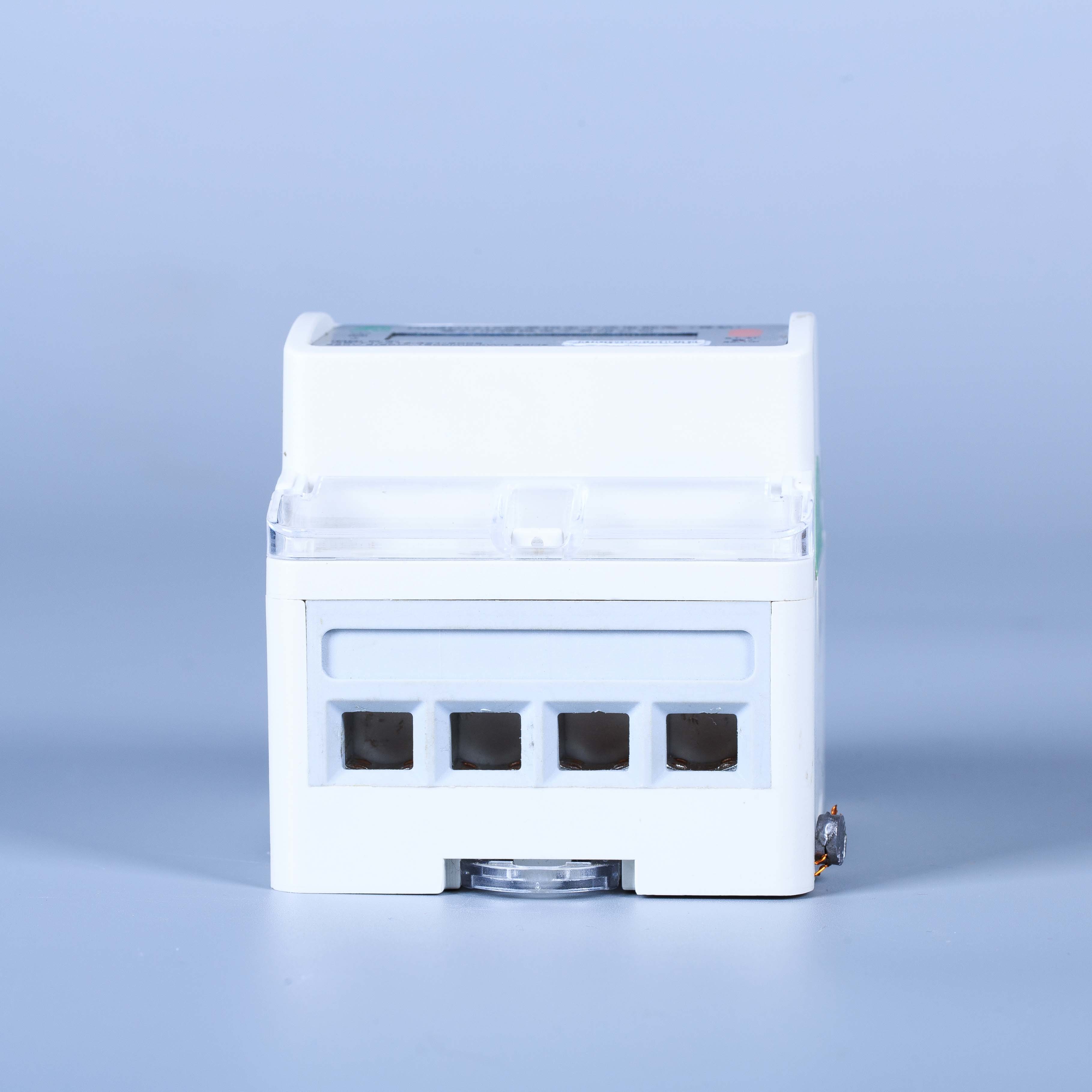 1.5W Electronic Single Phase Din Rail Energy Meter Ic Card Local Remote ...