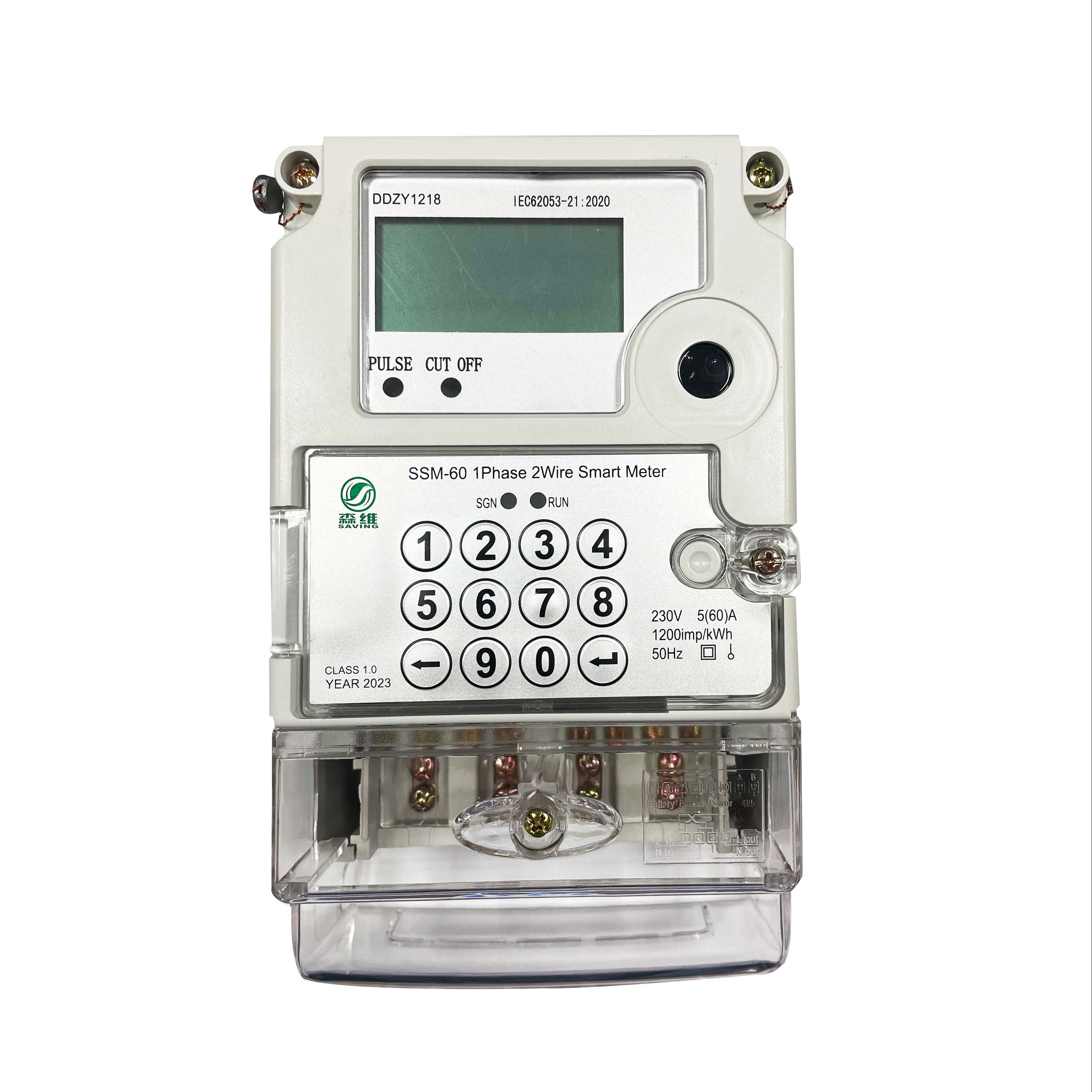 Modbus/STS Communication Protocol Wall Mounted Keypad Electricity ...
