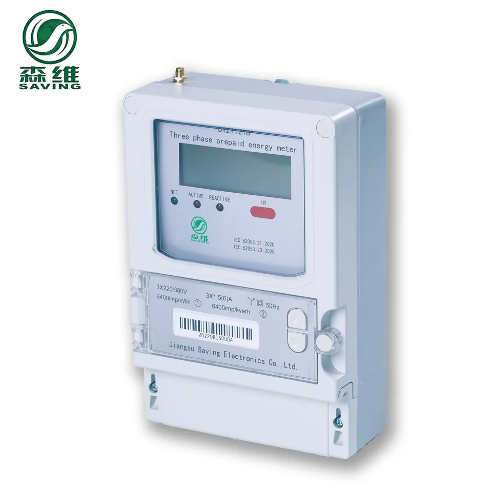 220V Three Phase Prepaid Energy Meter GPRS/GSM/WIFI Communication for ...