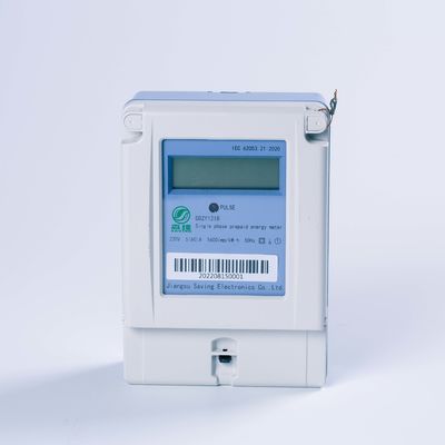 1W 220V Single Phase Electric Smart Prepaid Electricity Meter With LCD ...