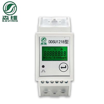 DC Single Phase Din Rail Energy Meter Wifi Electronic Electricity Meter ...
