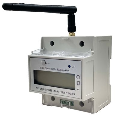 Rechargeable Digital Kwh Meter Single Phase GPRS GSM Smart Wifi Energy ...