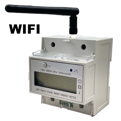Rechargeable Digital Kwh Meter Single Phase GPRS GSM Smart Wifi Energy ...